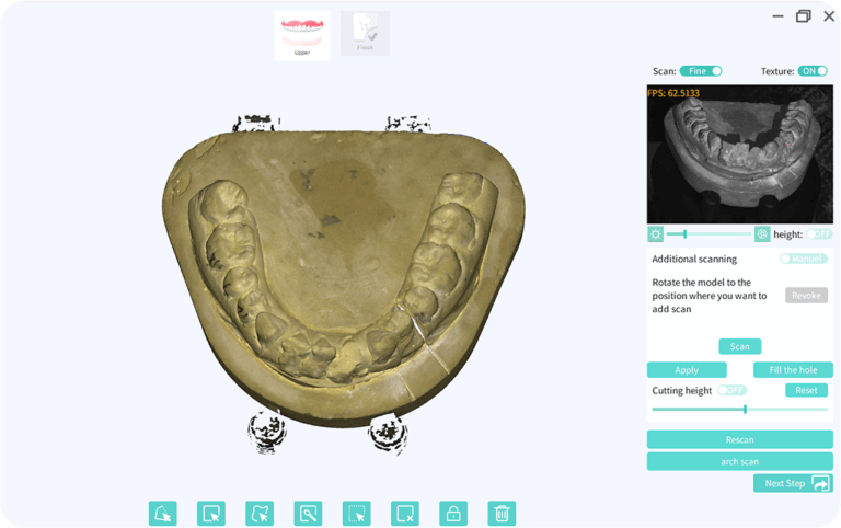 BLZ Dental Lab Scanner LS100 The Fastest Full-Color Scanner